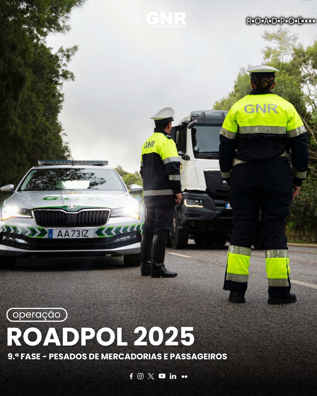 GNR realiza operação “RoadPol” para fiscalização de veículos pesados em ...