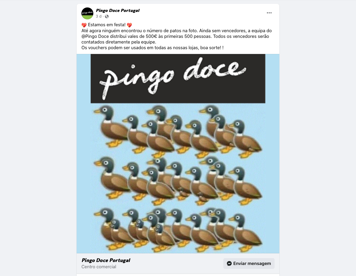 Pingo Doce oferece "vales de 500 euros" a quem descobrir número de ...