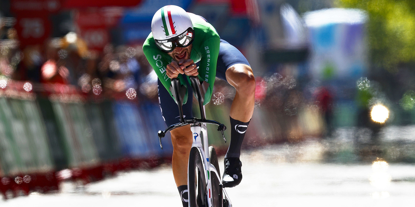 Vuelta: Fillipo Ganna vence contra-relógio. João Almeida ganha tempo a ...